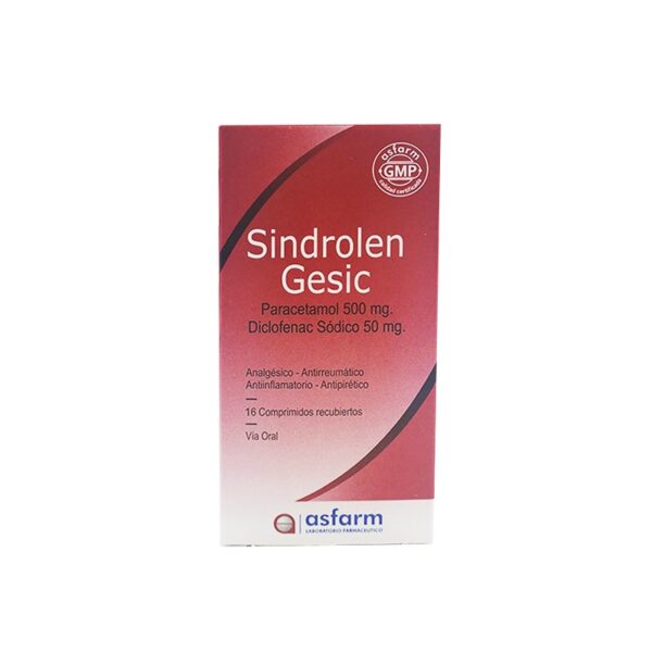 Sindrolen Gesic Caja X 16 Comp.Rec. – Farmatotal