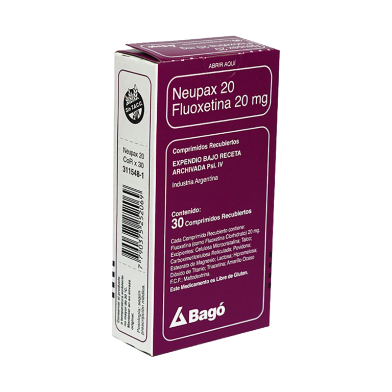 Neupax 20 Mg. Comp. Caja X 30 – Farmatotal