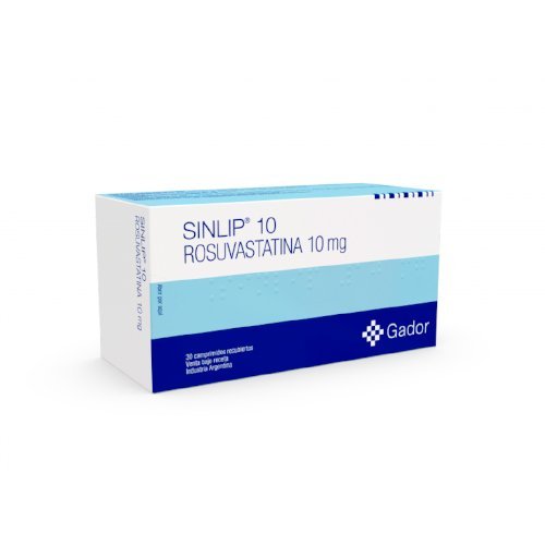 Sinlip 10 Mg. Caja X 30 Comp. – Farmatotal