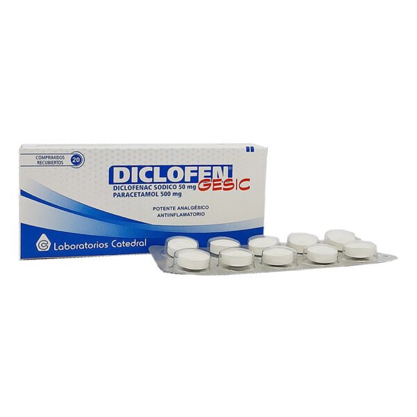 Diclofen Gesic Caja X 20 Comp.Rec. – Farmatotal