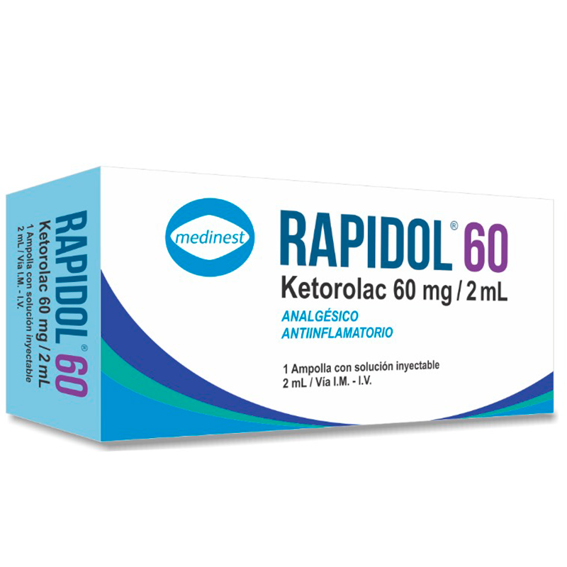 Rapidol 60 Mg Iny. 1 Amp. X 2 Ml – Farmatotal
