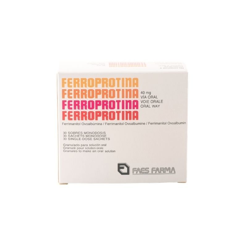 Rebuscate | Ferroprotina 40 Mg. Caja X 30 Sobres